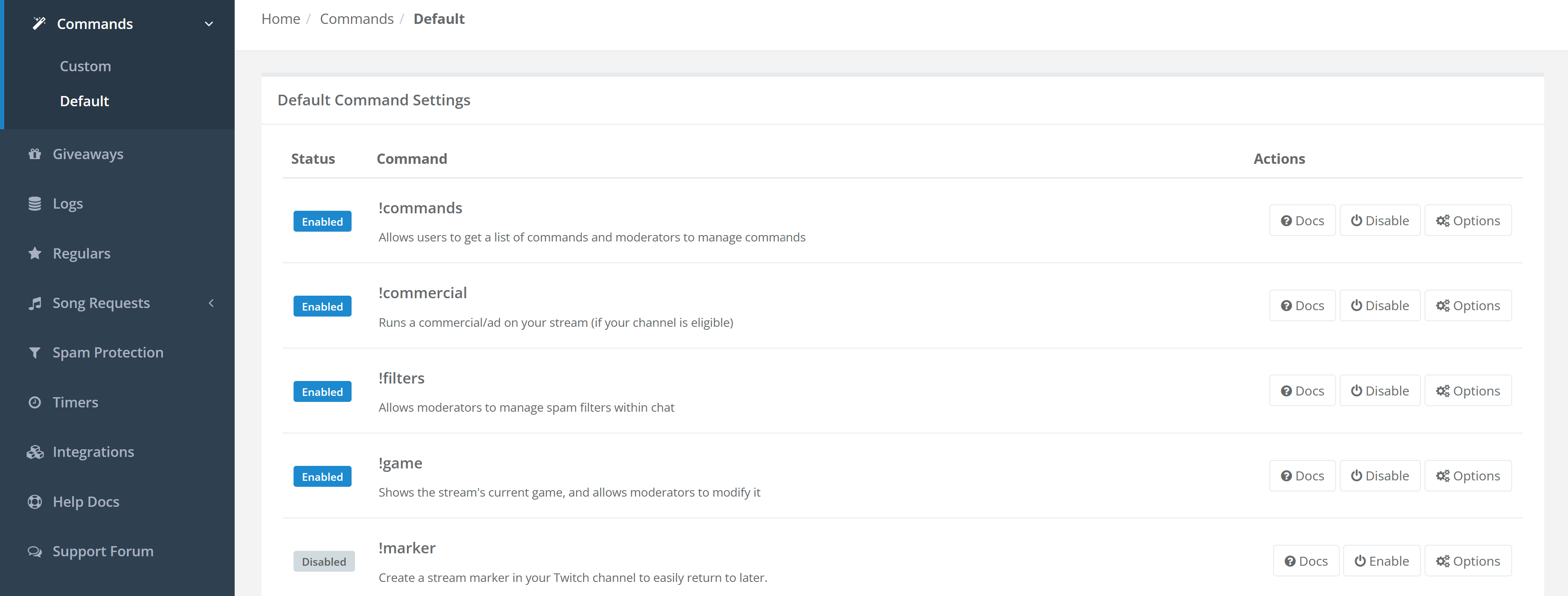 How To Setup Commands And Timers On Nightbot Noice Support